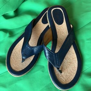 BOC Born | Shoes | Boc Born Concept Navy Thong Flip Flops Womens ...